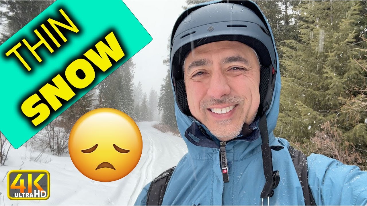 Skiing Thin Snow East Washington State (4k UHD) #skiing - YouTube