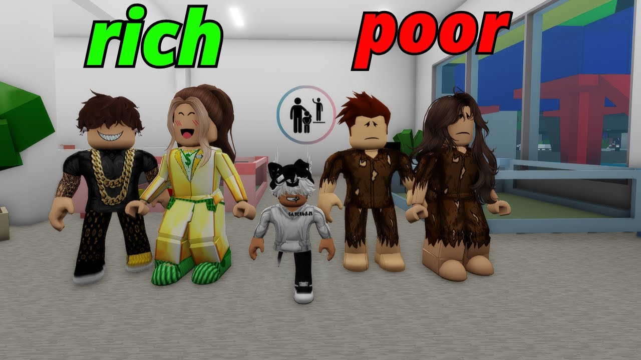 Rich VS Poor FAMILLY... (Brookhaven) - YouTube