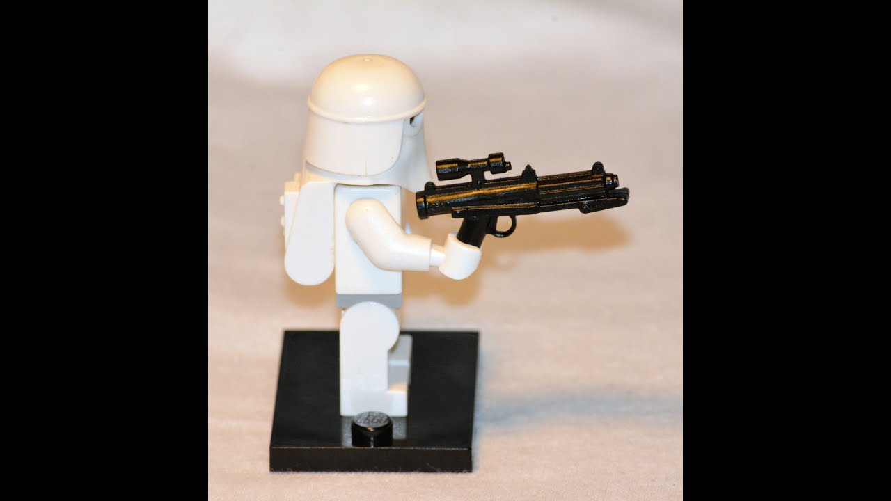 Custom Lego E-11 blaster from bigkidbrix - YouTube