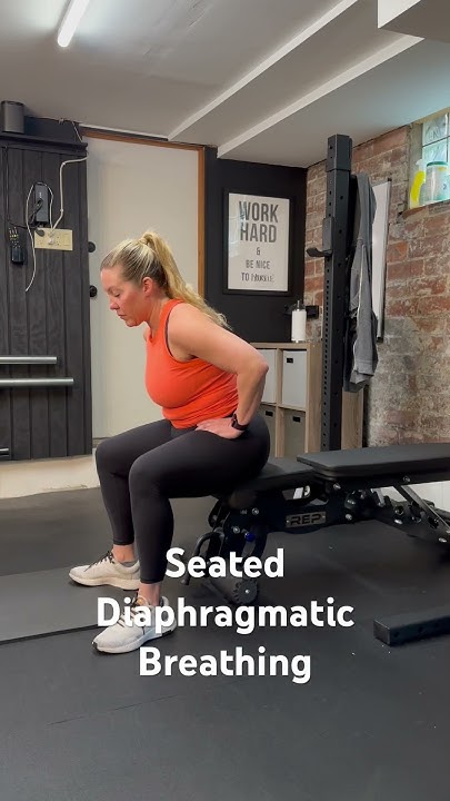 Seated Diaphragmatic Breathing - YouTube