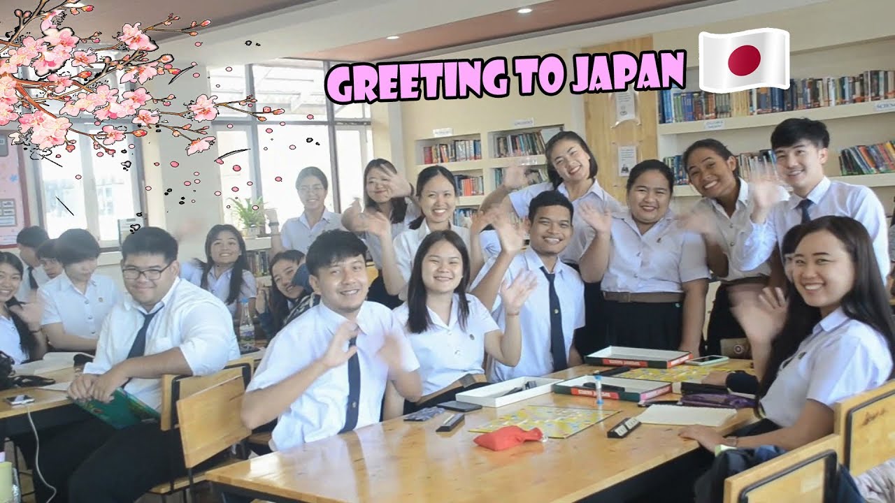 Teaching Method and Greeting to Japanese Students - YouTube