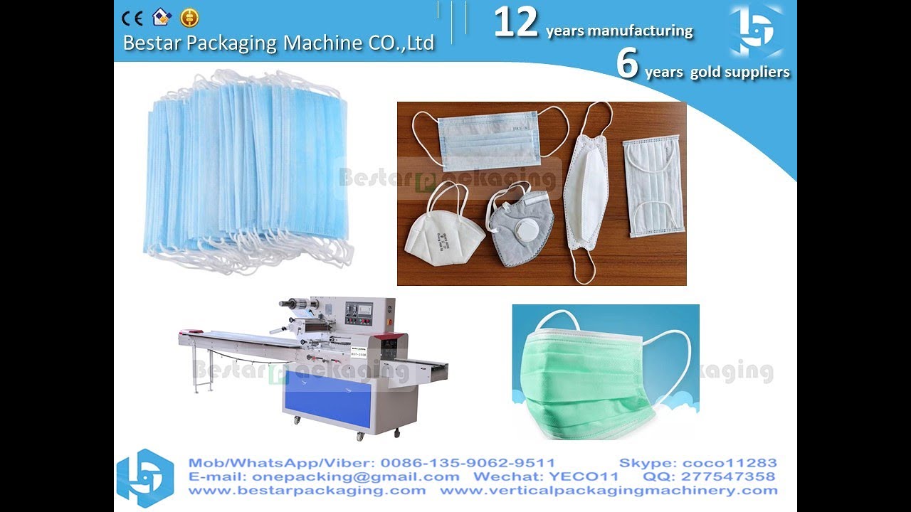 Automatic Disposable surgical mask packaging machine ,suigical mask ...