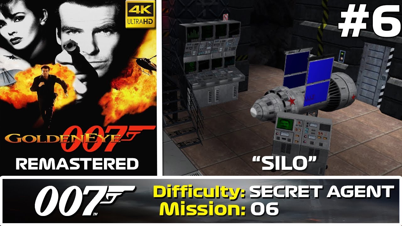 GoldenEye 007 XBLA (2007) 4K Walkthrough | Mission 6: Silo | Secret ...
