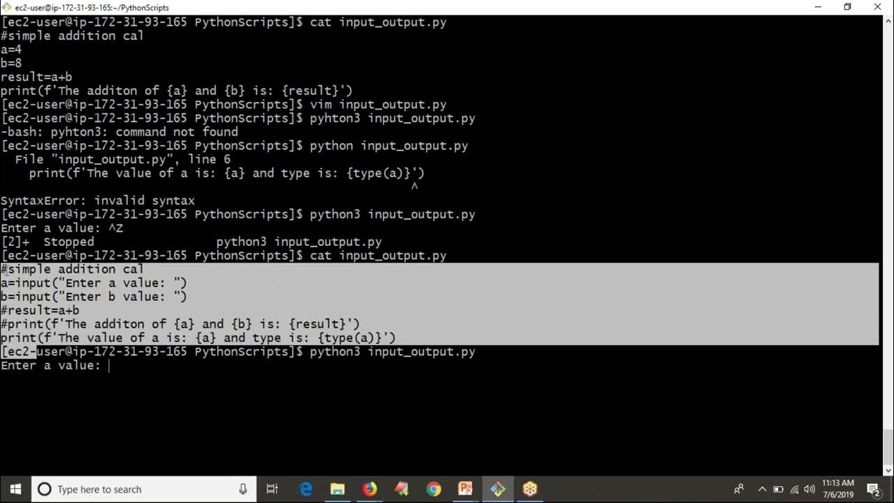 Input and output statements - YouTube