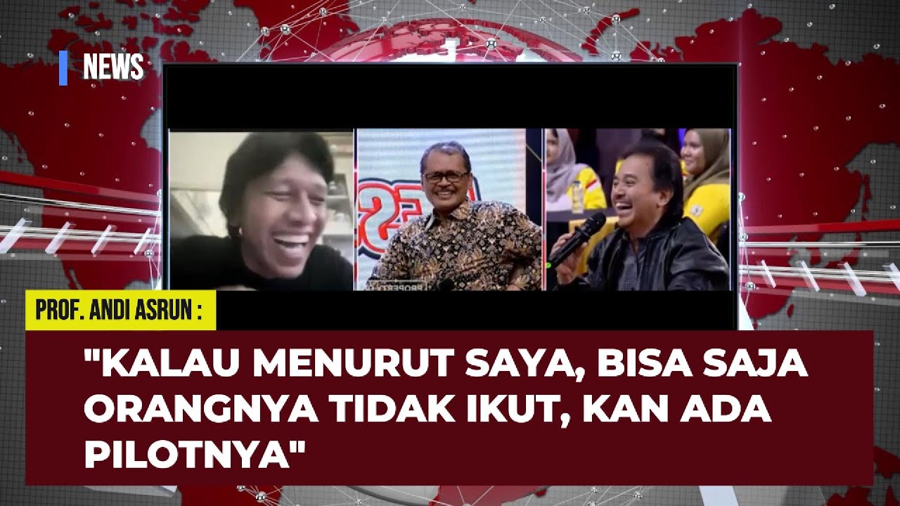 Profesor Andi Asrun bersitegang dengan Roy Suryo, Adian Napitupulu ...