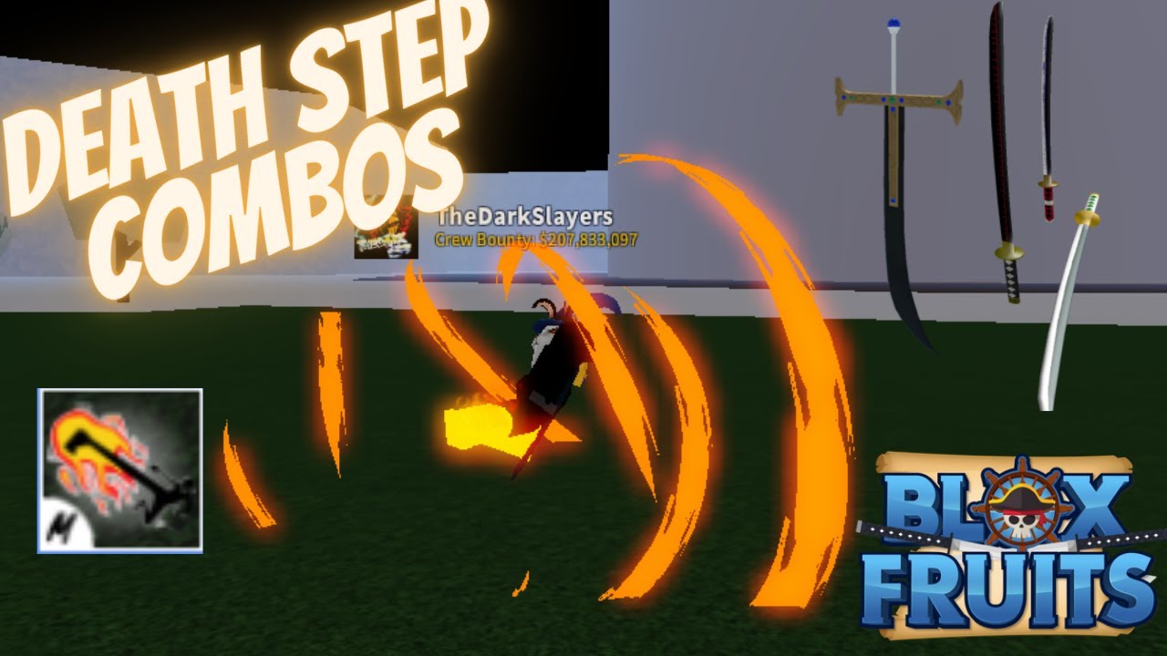 Death Step Combos with SwordMain!! | Blox Fruits - YouTube