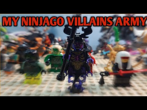 MY LEGO NINJAGO VILLAINS ARMY! - YouTube