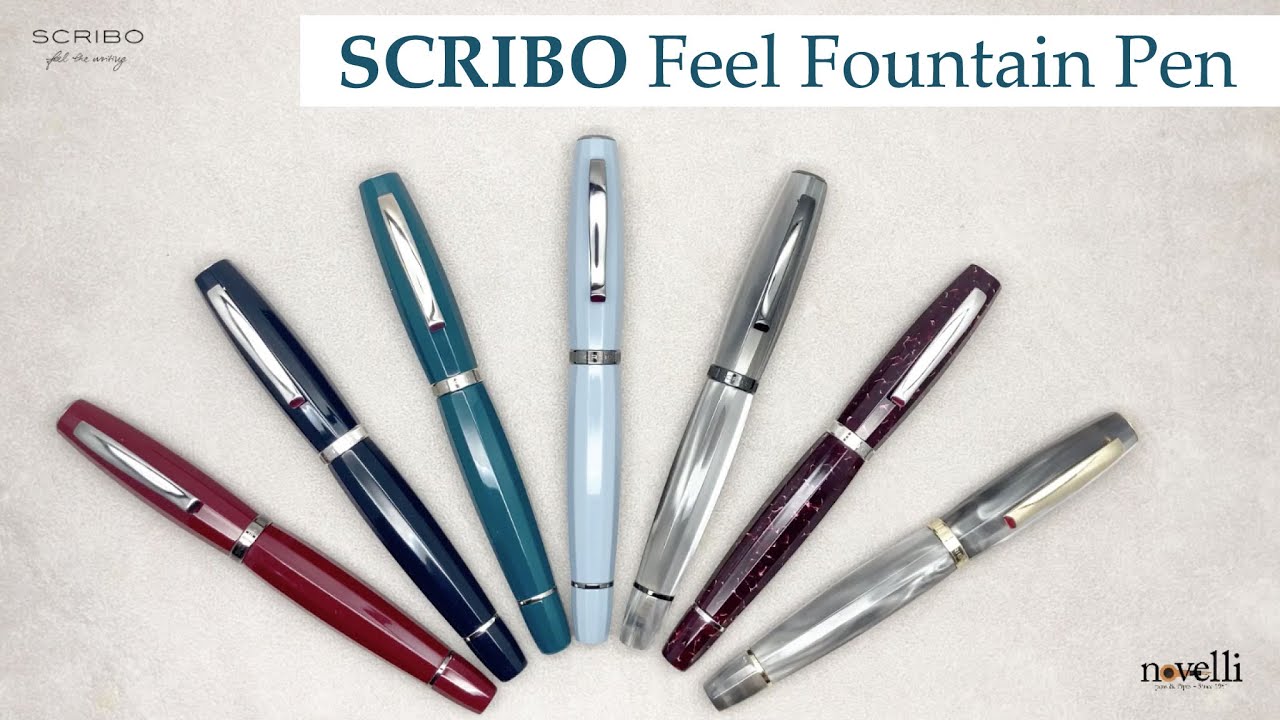 Scribo Feel Fountain Pens - YouTube