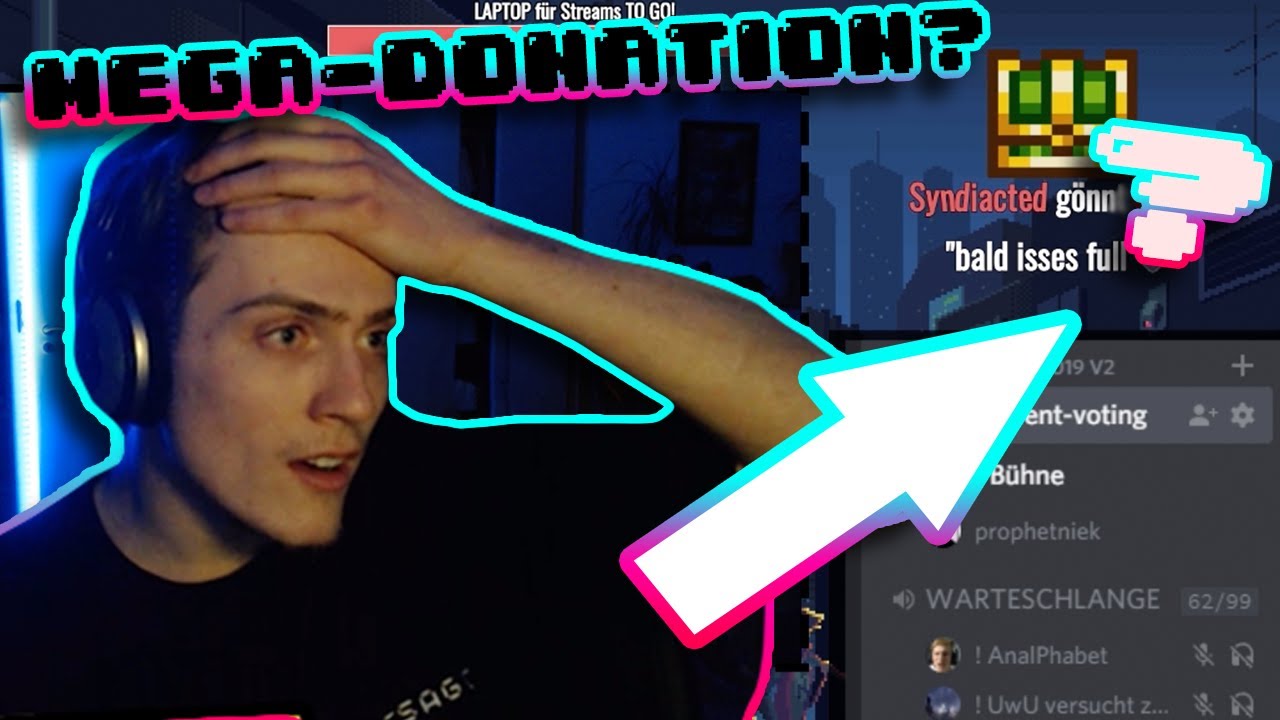MEGA-DONATION im STREAM + Gewinnspiel AUFLÖSUNG - YouTube