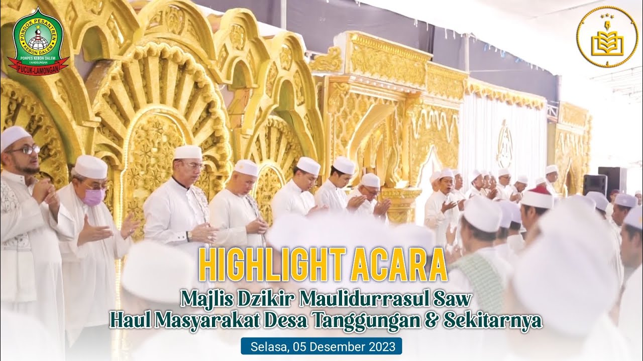 HIGHLIGHT ACARA MAJLIS DZIKIR MAULIDURRASUL SAW HDT 2023 - YouTube