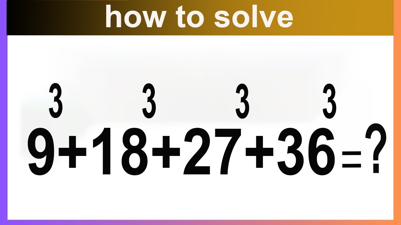 Simple Math Simplification - YouTube