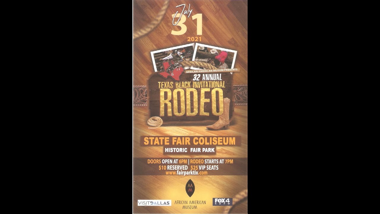 32nd Annual Texas Black Invitational Rodeo - YouTube