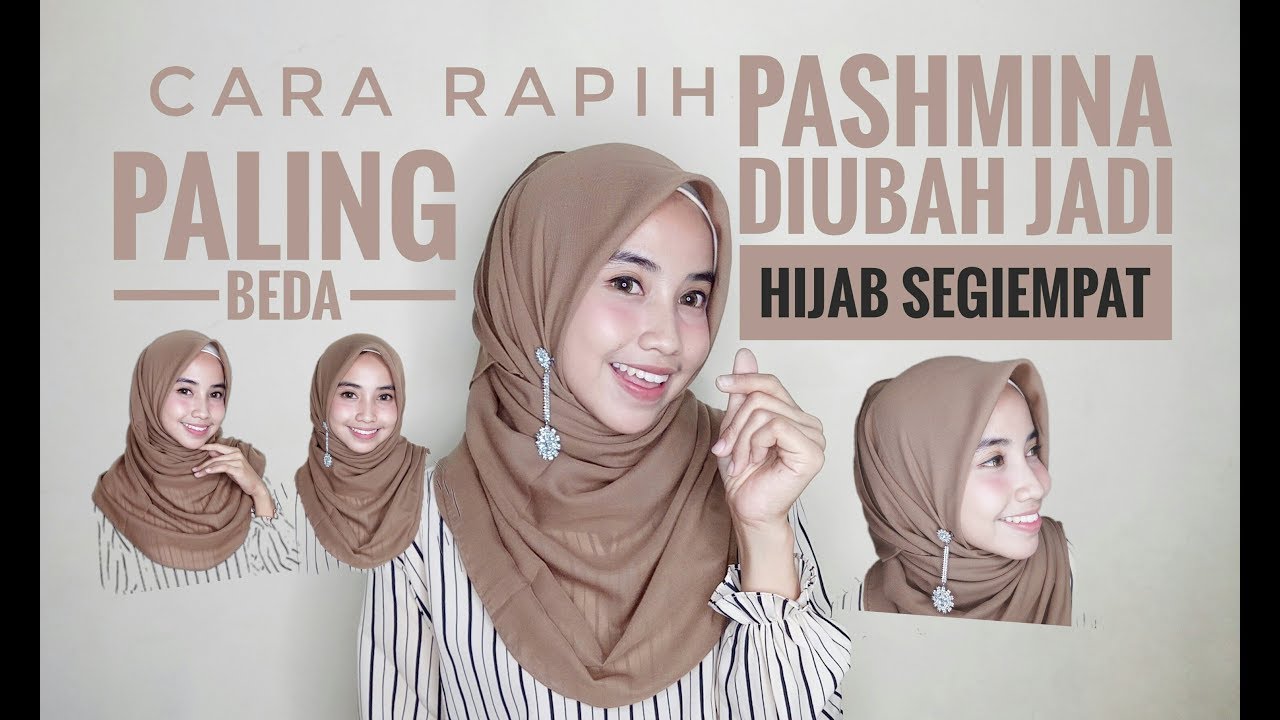 TUTORIAL PASMINA 6 TIPS RAPIH | paling beda | bahasa - YouTube