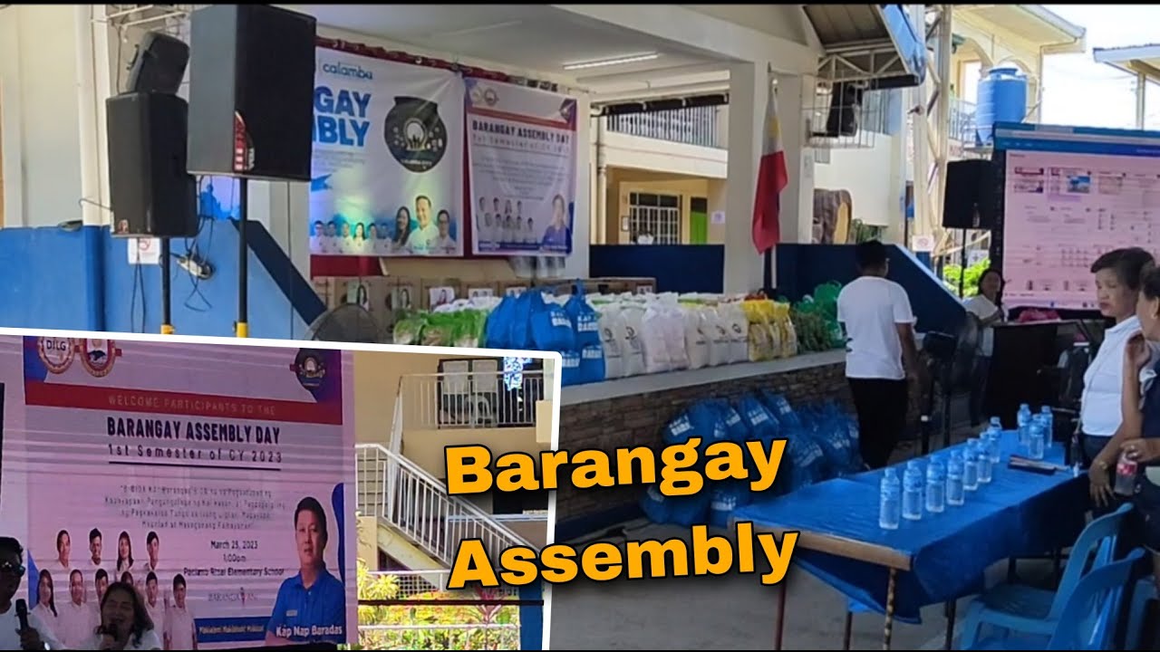 BARANGAY ASSEMBLY IN PACIANO RIZAL 2023 - YouTube