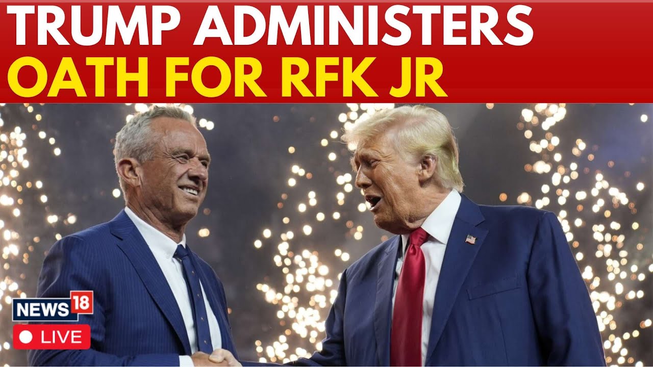 LIVE: US President Trump Swears In RFK Jr. As Health & Human Services ...