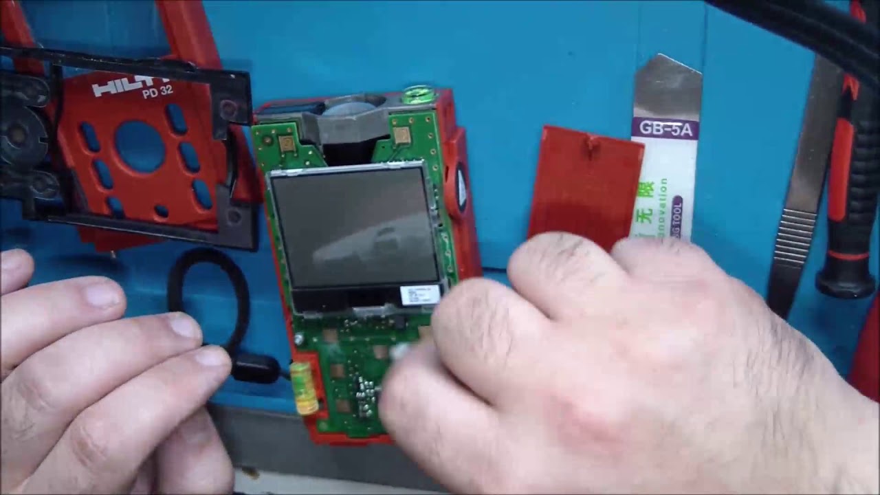 riparazione metro laser hilti pd 32 - YouTube