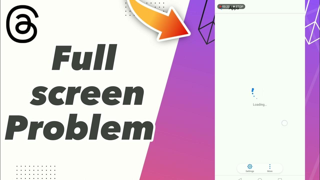 how to Fix threads Full screen Problem - YouTube