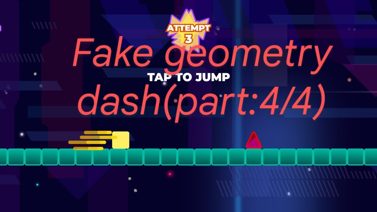fake geometry dash(part:4/4) - YouTube