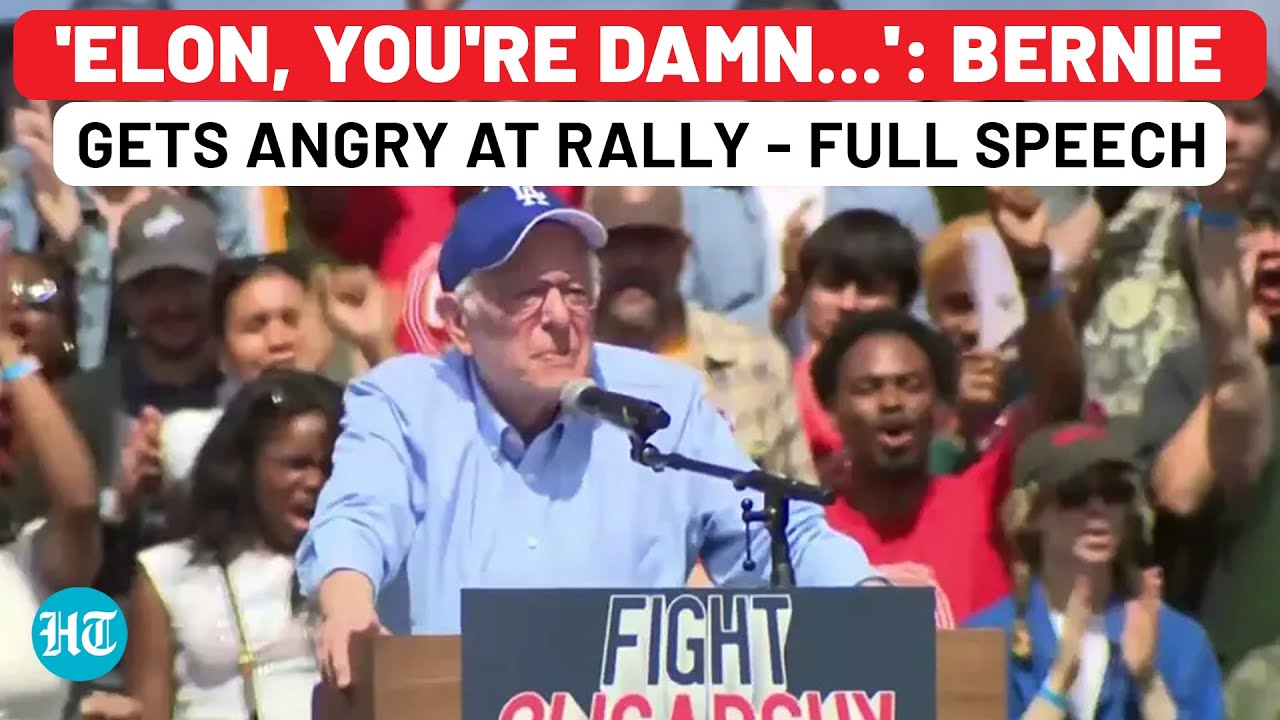Full Speech: Bernie Sanders Gets Angry At Elon Musk, Says 'You're Damn ...