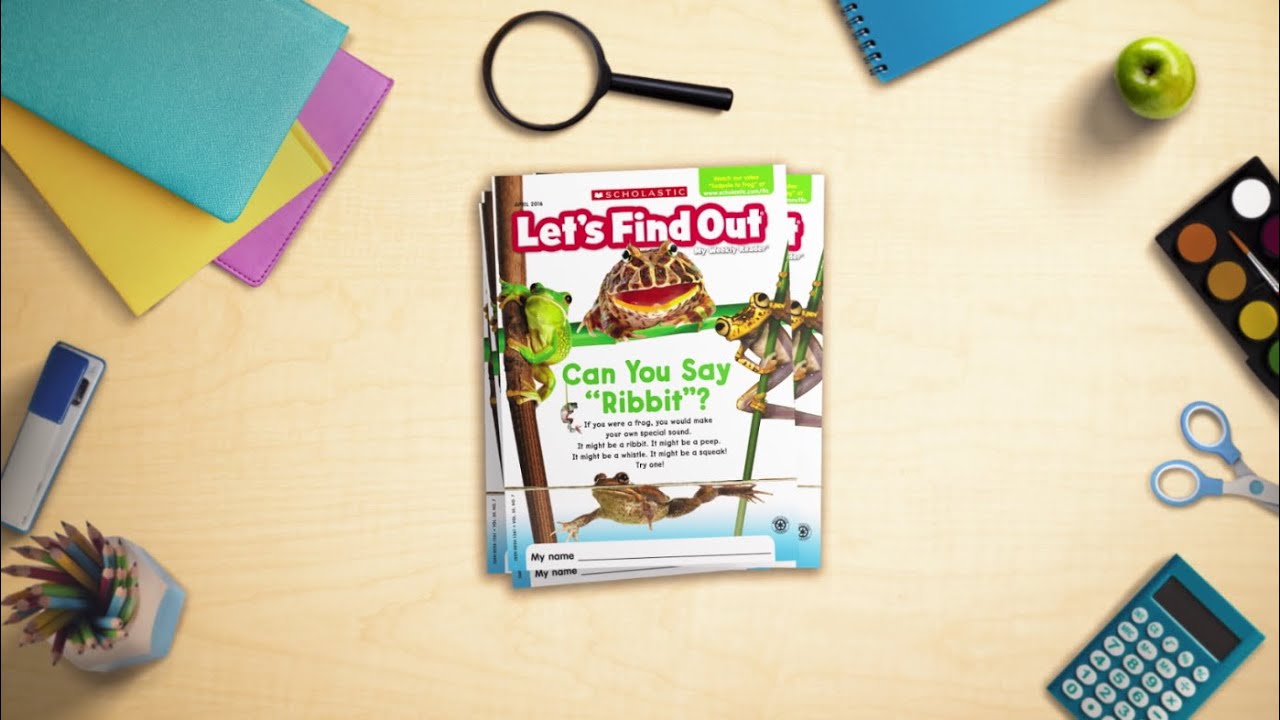 Pre K / Kindergarten Learning with Scholastic's LET'S FIND OUT Magazine ...