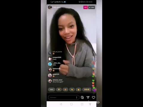 Faith Nketsi and off set || IG Live