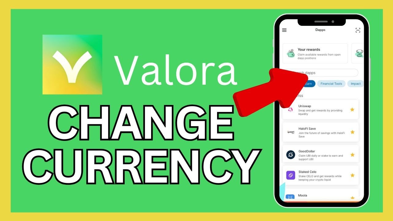 How to Change Currency on Valora Wallet 2024? - YouTube