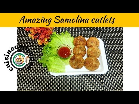 How to make samolina cutlets/sooji ky cutlets/ veg samolina cutlets ...