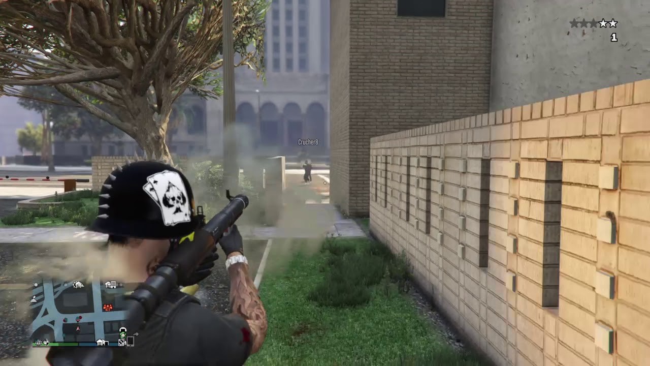 Grand Theft Auto V online tryhard vs tryhard great battle to death ...