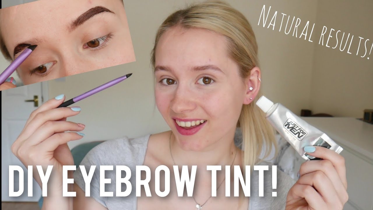 Eyebrow Tint at Home! | It's not just for men 😜 - YouTube