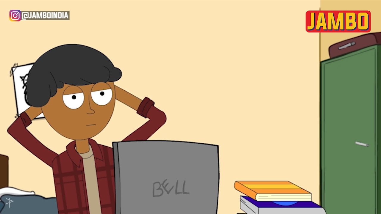 When I Sit To Study | Jambo Animation - YouTube