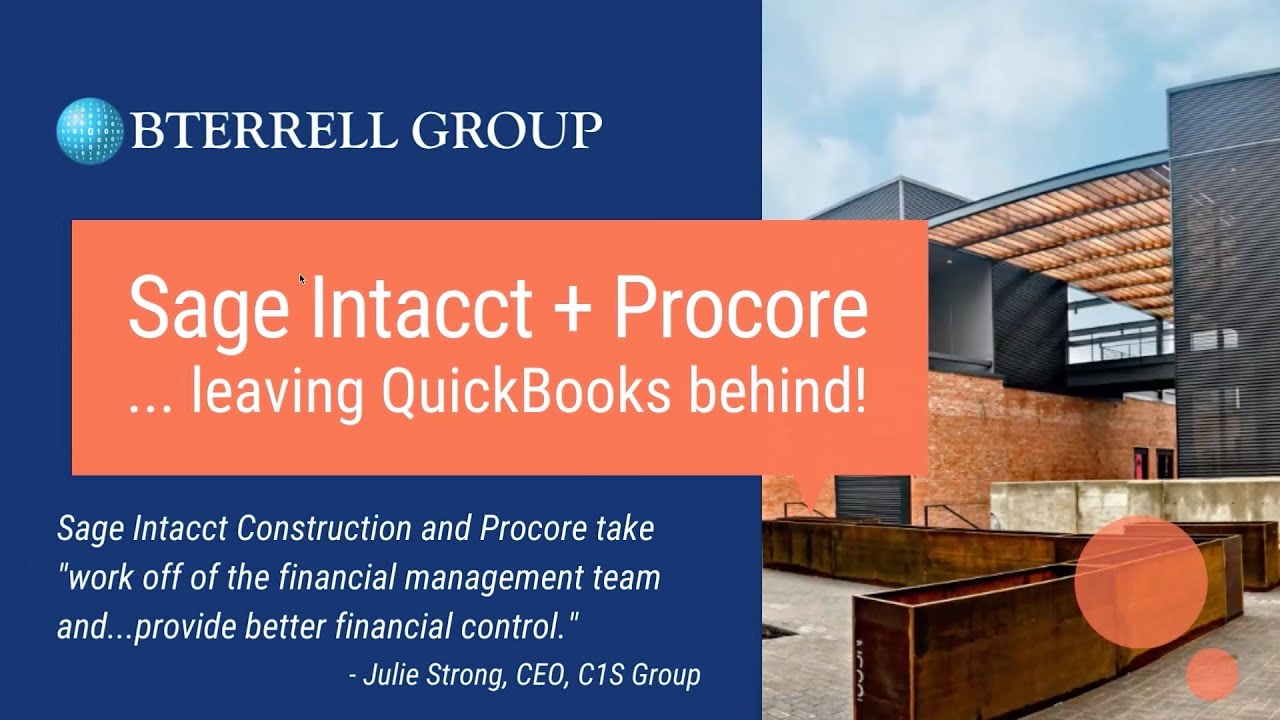 Sage Intacct + Procore - 5 ways to "work smarter, not harder" on ...