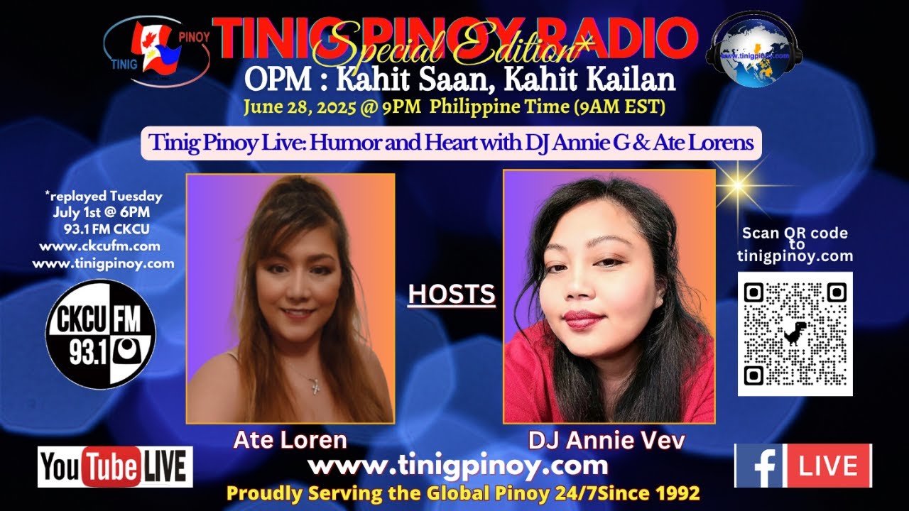 Tinig Pinoy Special Edition, June 28, 2025 - YouTube
