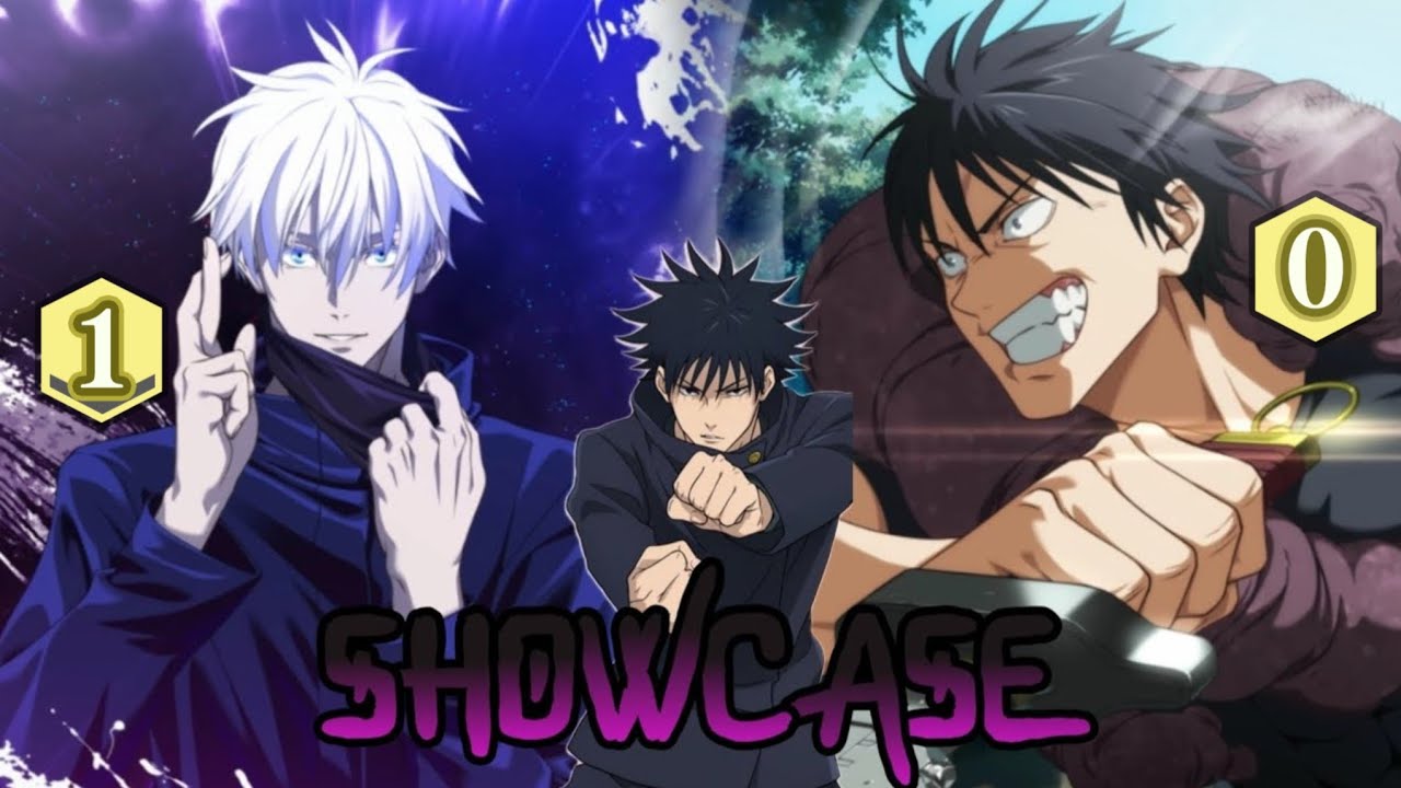 (Red) SSR DE Gojo (A1) + (Red) SSR Toji (A0) - Showcase - Jujutsu ...