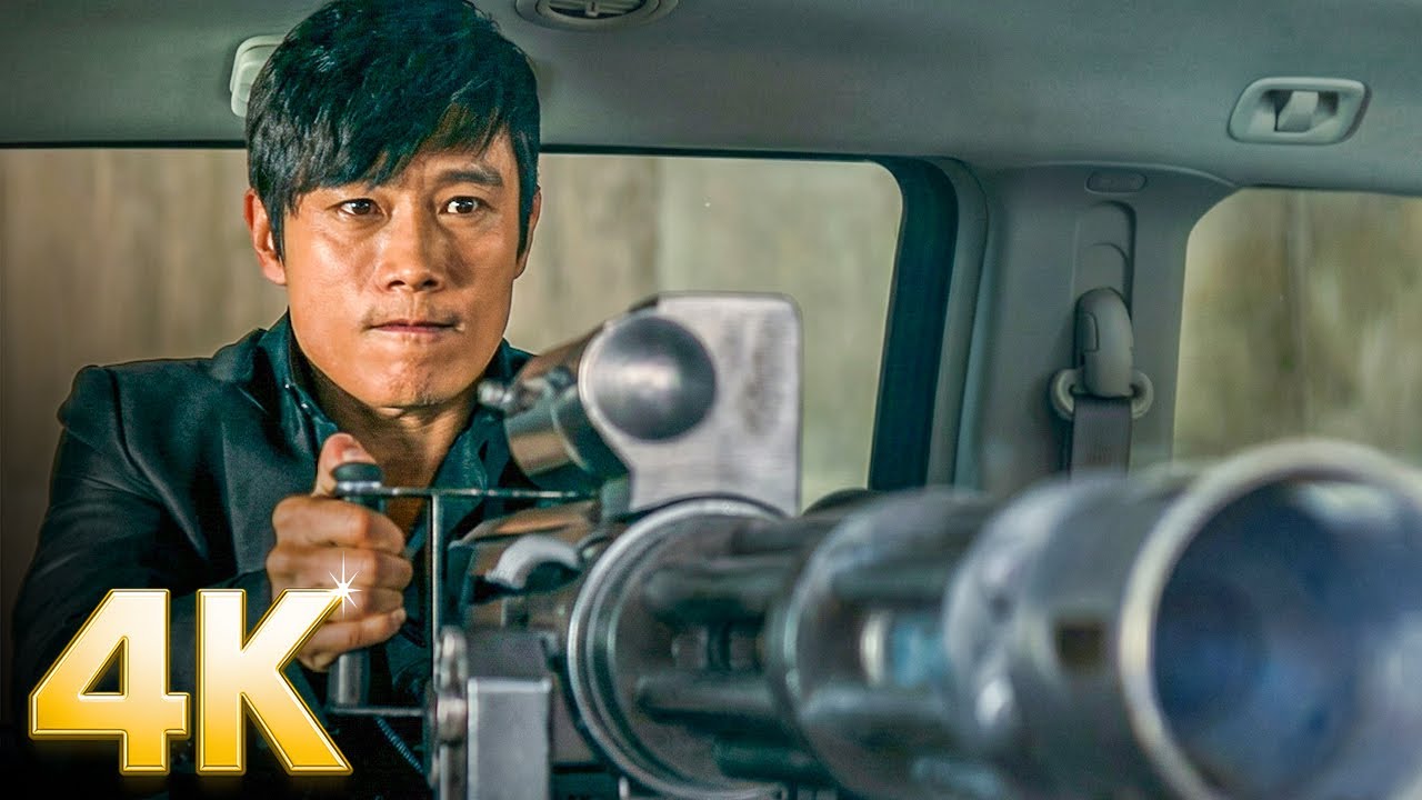 Han Cho Bai Unleashes a Heavy Gun on Frank and Marvin | RED 2 | CLIP ⚡ ...