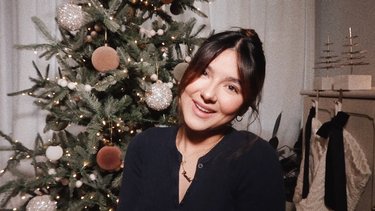 cozy holiday outfits ft. high end accessories | faye claire - YouTube