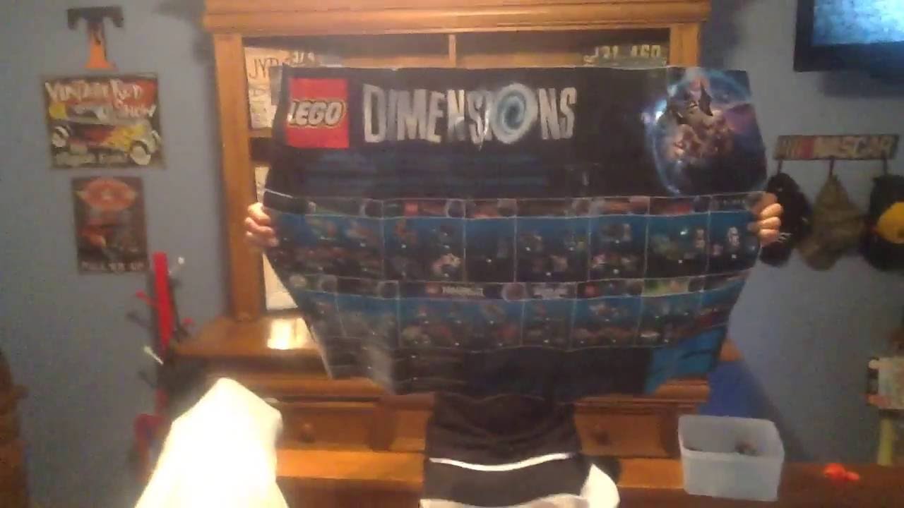 Lego dimensions poster reveiw - YouTube
