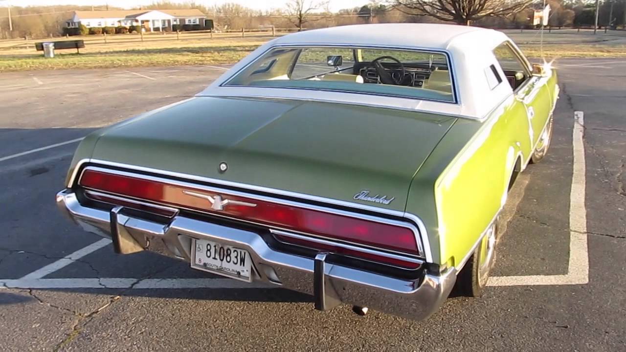 1973 Ford Thunderbird exhaust, ride-along and video tour - YouTube