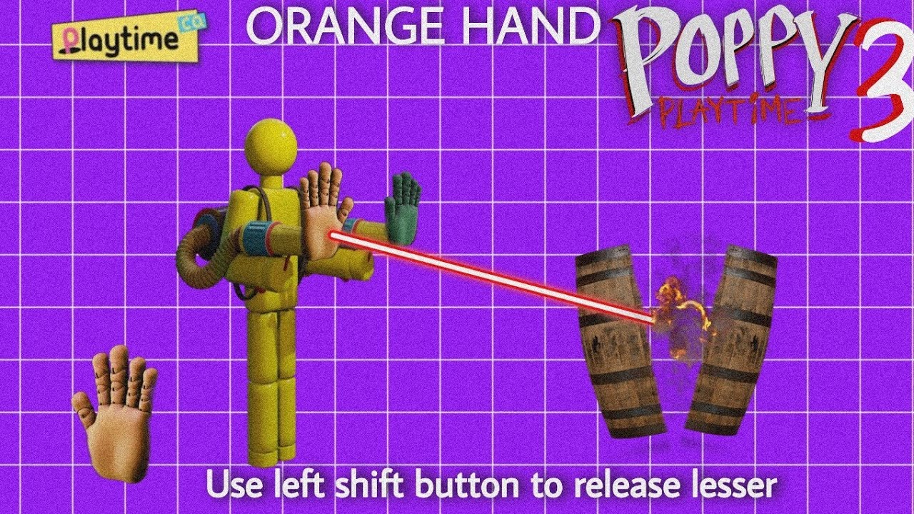 Poppy Playtime Chapter 3: Orange Hand VHS Tape - YouTube