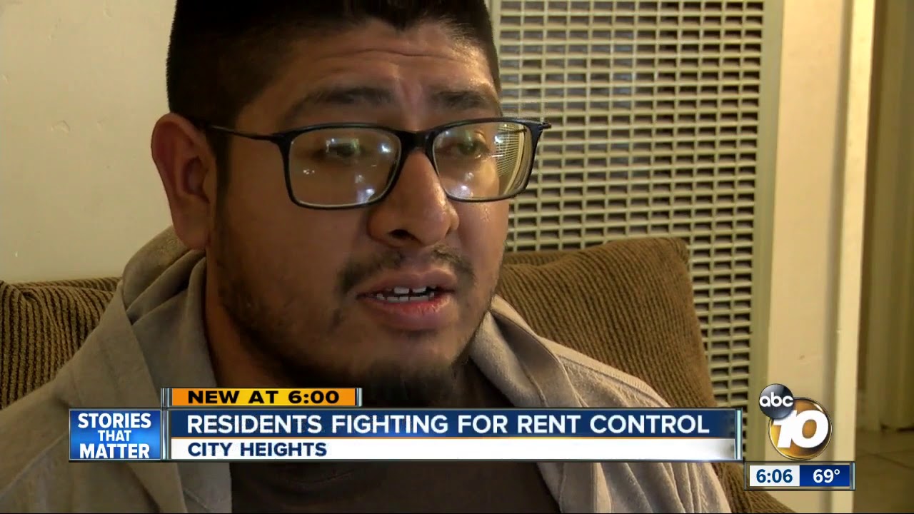 Residents fighting for rent control - YouTube