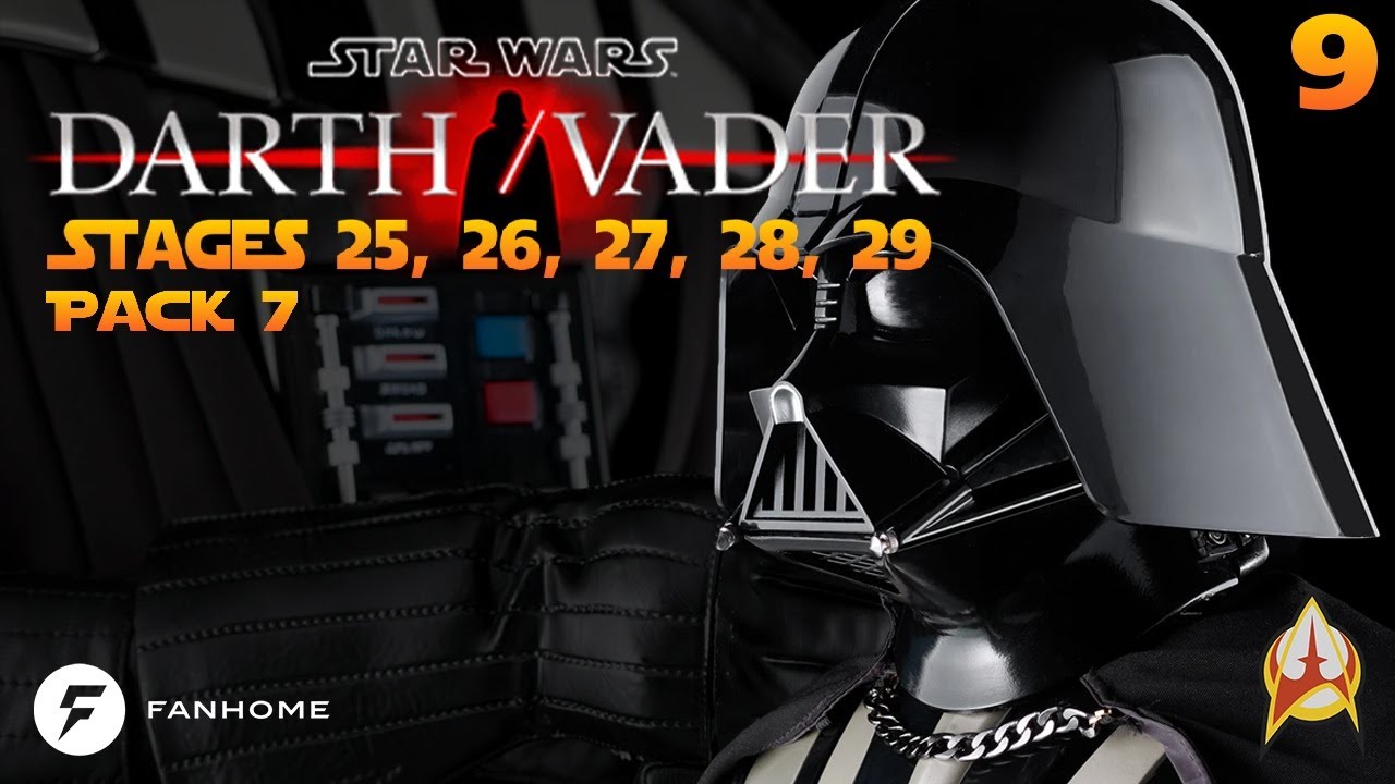 Fanhome's 1:2 Darth Vader Build Series | Pack 7 - Stages 25, 26, 27, 28 ...