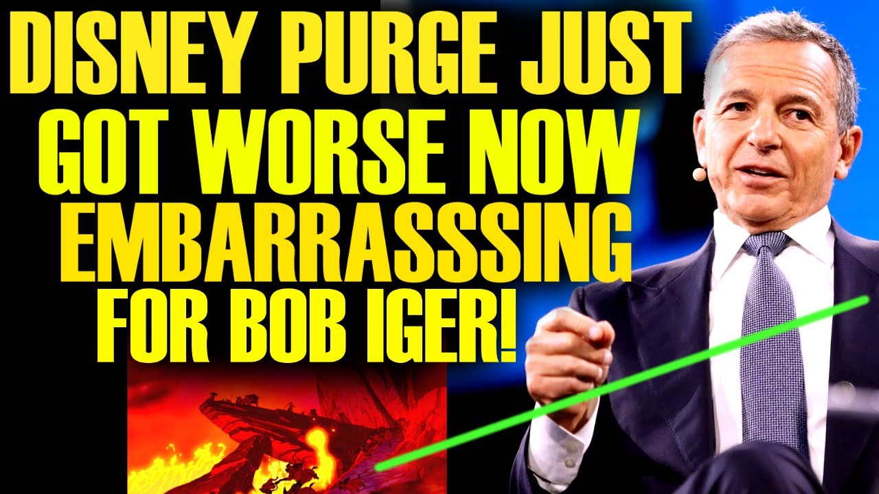 DISNEY PURGE JUST GOT WORSE! THIS IS EMBARRASSING FOR BOB IGER ...