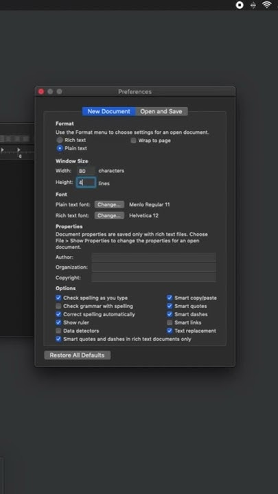 TextEdit simplified - YouTube