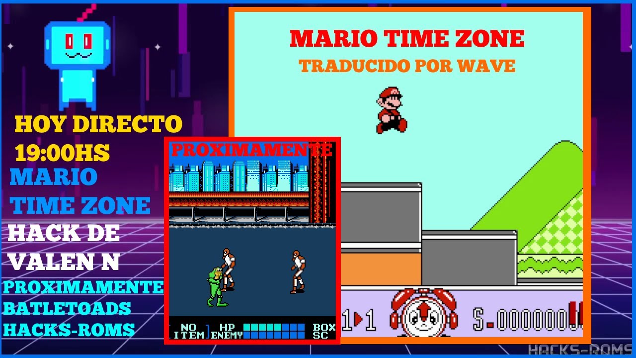 HOY DIRECTO 19:00 HS !MARIO TIME ZONE Hack VALEN N + Traduccion WAVE Y MUCHO MAS! - YouTube