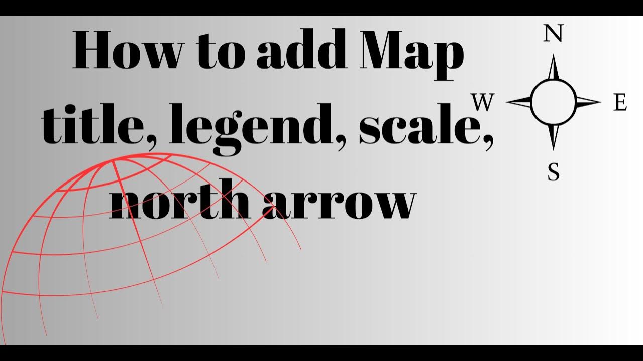 How to add Map title, legend, scale, north arrow and export the map in ArcGIS Pro - YouTube