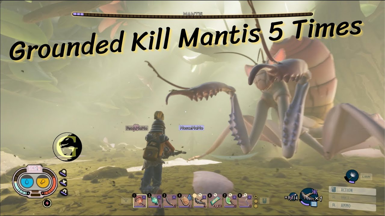 Grounded Kill Mantis 5 Times มาจัดการเจ้าตั๊กแตนบอสสุดโหด 5 รอบในเกมส์ ...