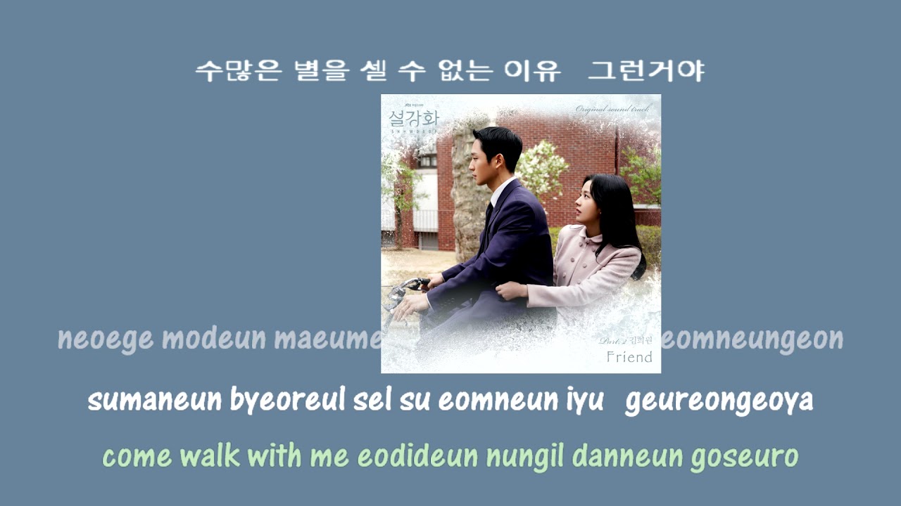 Kim Hee Won Friend instrumental - YouTube