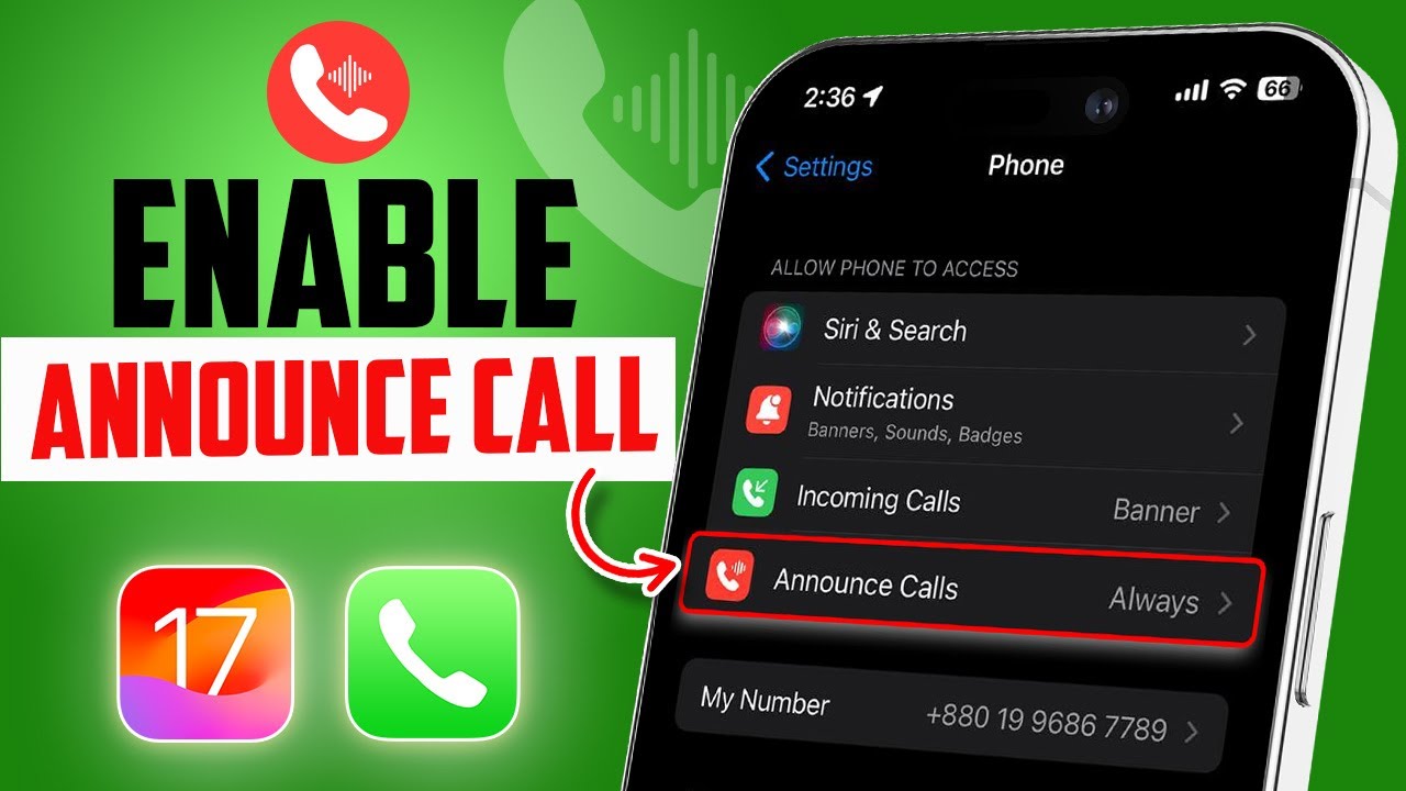How to Enable Announce Calls on iPhone | Turn ON Announce Caller ID ...
