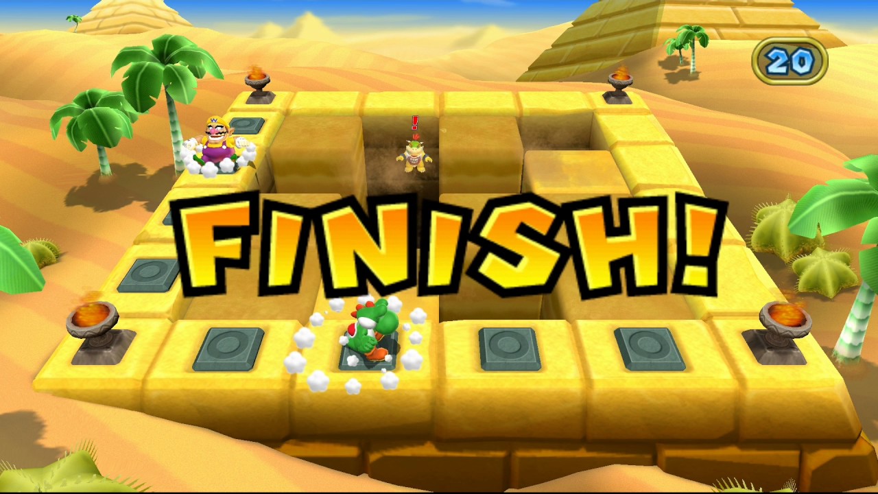 Mario Party 9 minigame: Sand Trap 60fps - YouTube