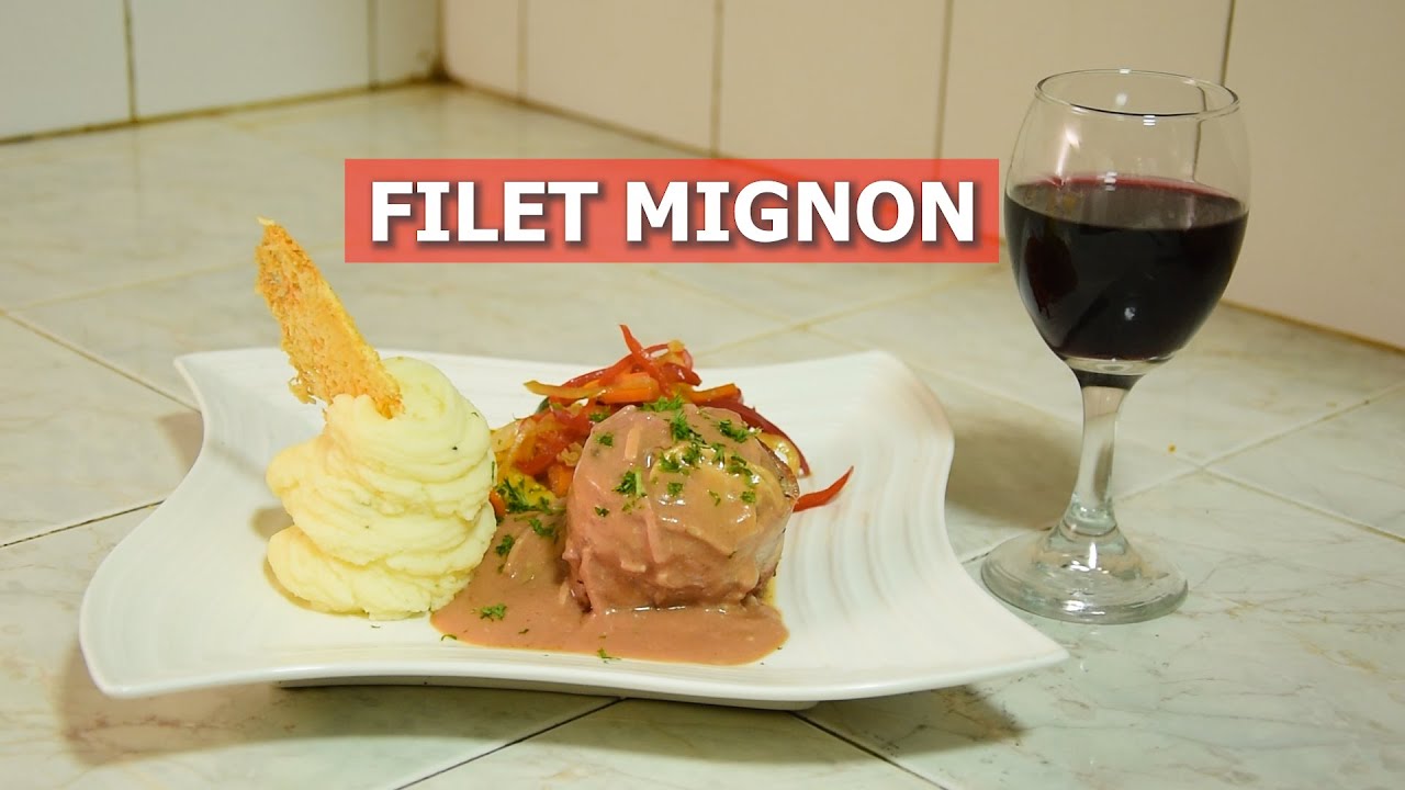 Como hacer un Filet Mignon, Receta, Cocina, Filete Miñon, Cooking, Food ...