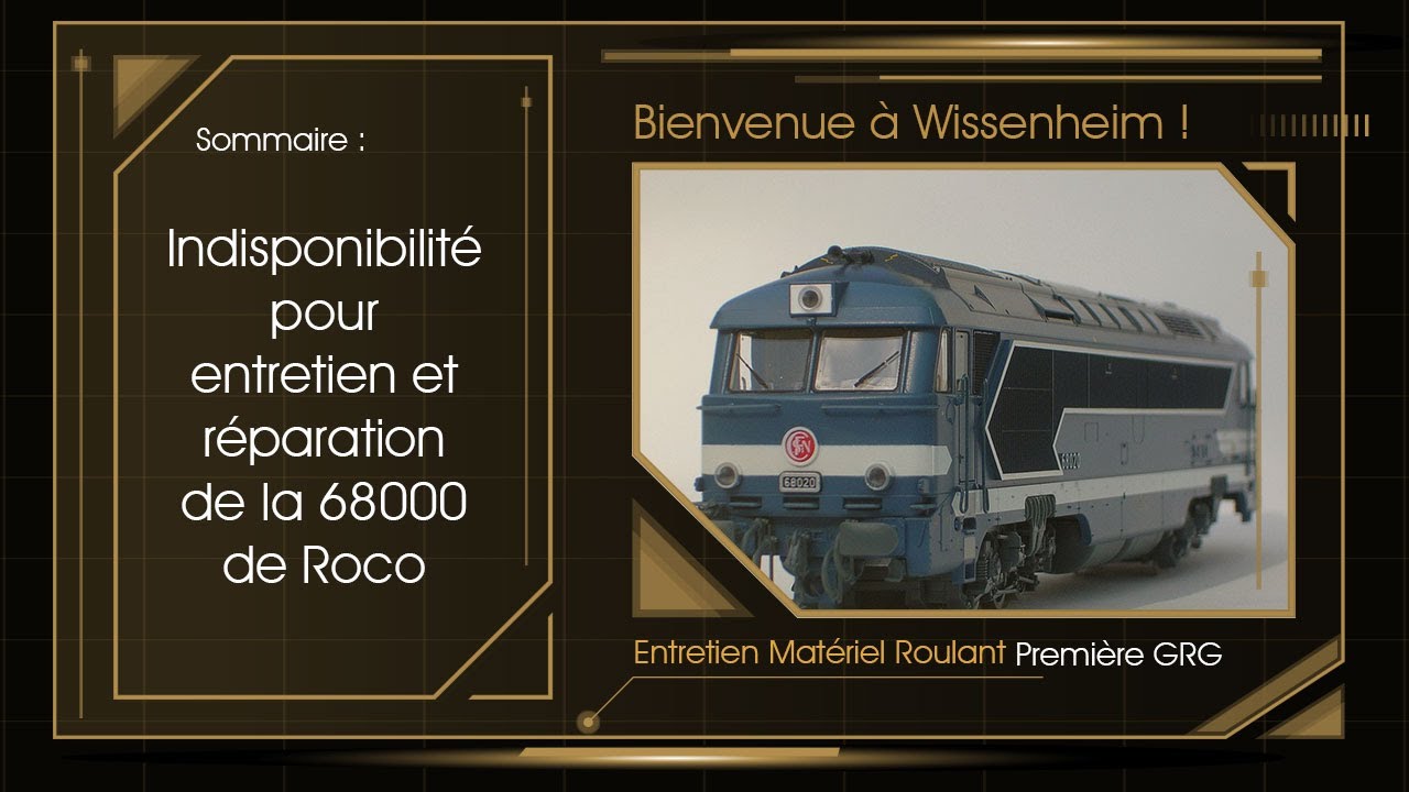 Maintenance - IPER de la 68020 de Roco - YouTube